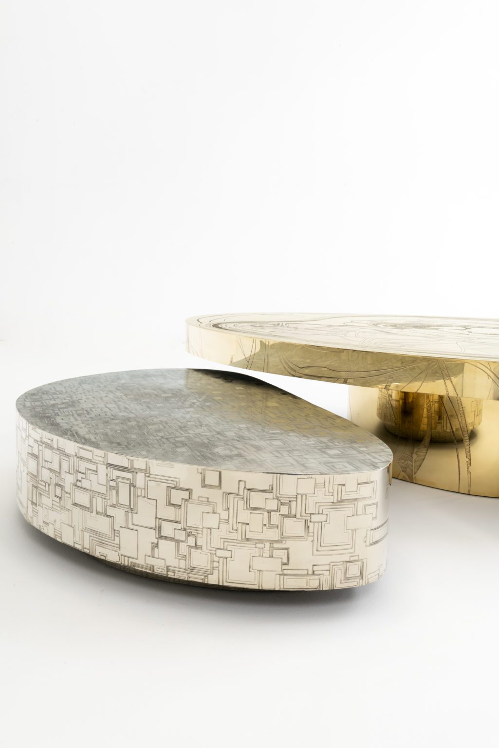 Duality Set - Set Of Coffee Tables - EMMANUEL JONCKERS