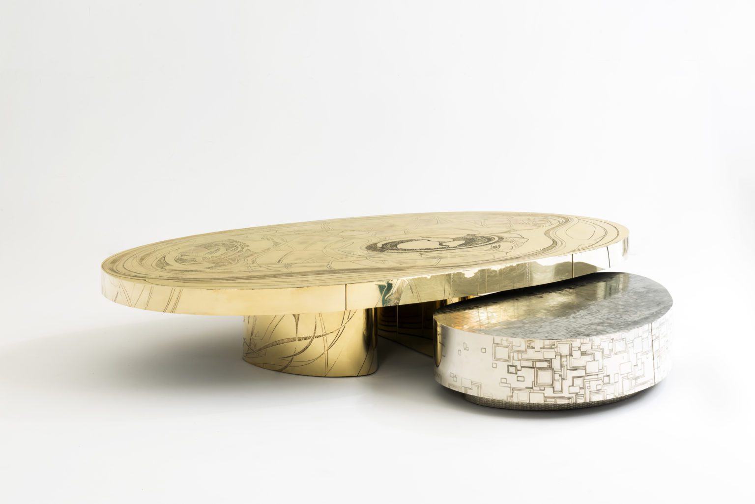 Duality Set - Set Of Coffee Tables - EMMANUEL JONCKERS